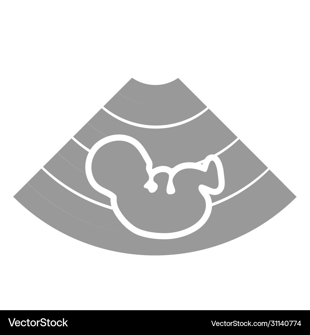 Baby echo sound isolated white background Vector Image