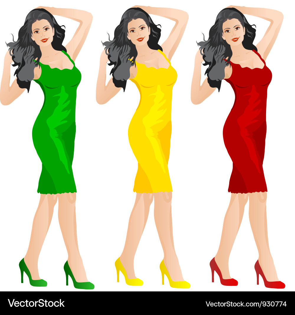 Beautiful woman Royalty Free Vector Image - VectorStock
