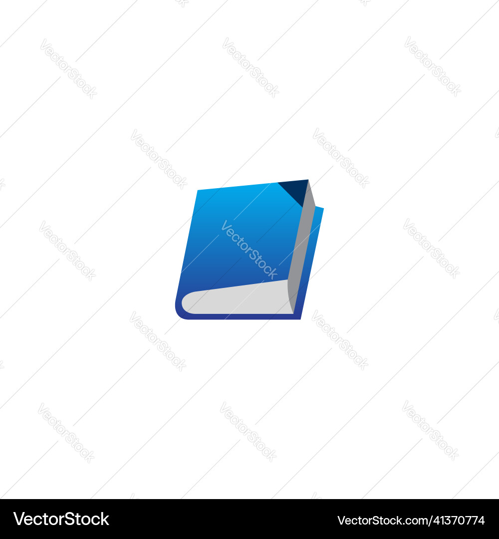 Book knowledge logo Royalty Free Vector Image - VectorStock