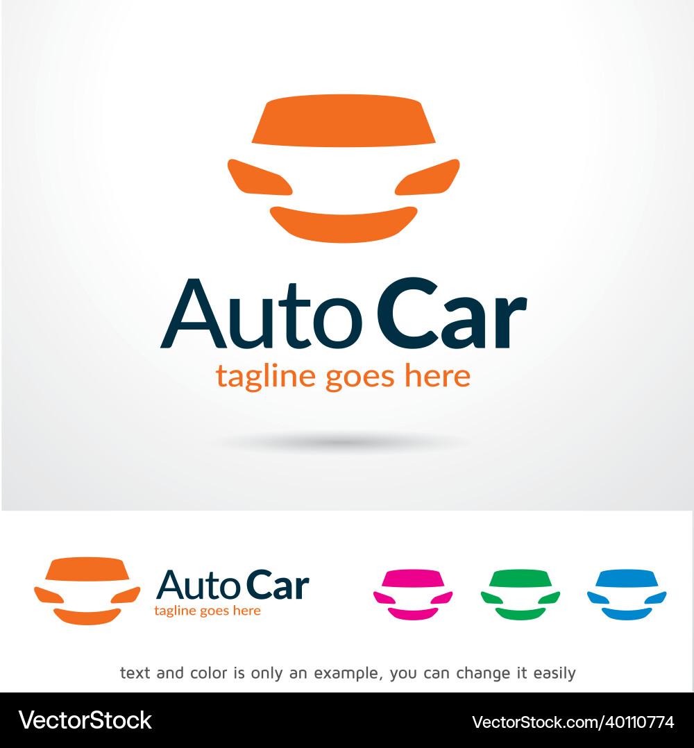 Car logo template Royalty Free Vector Image - VectorStock