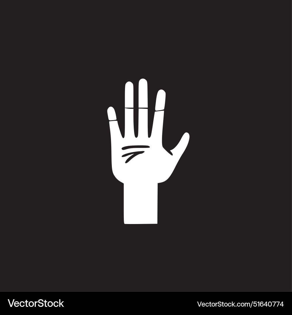 Hands - high quality logo ideal for t-shirt Vector Image