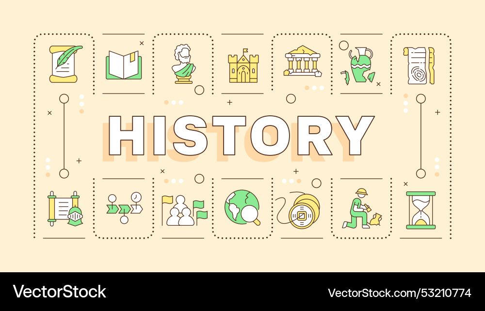 History light yellow word concept Royalty Free Vector Image