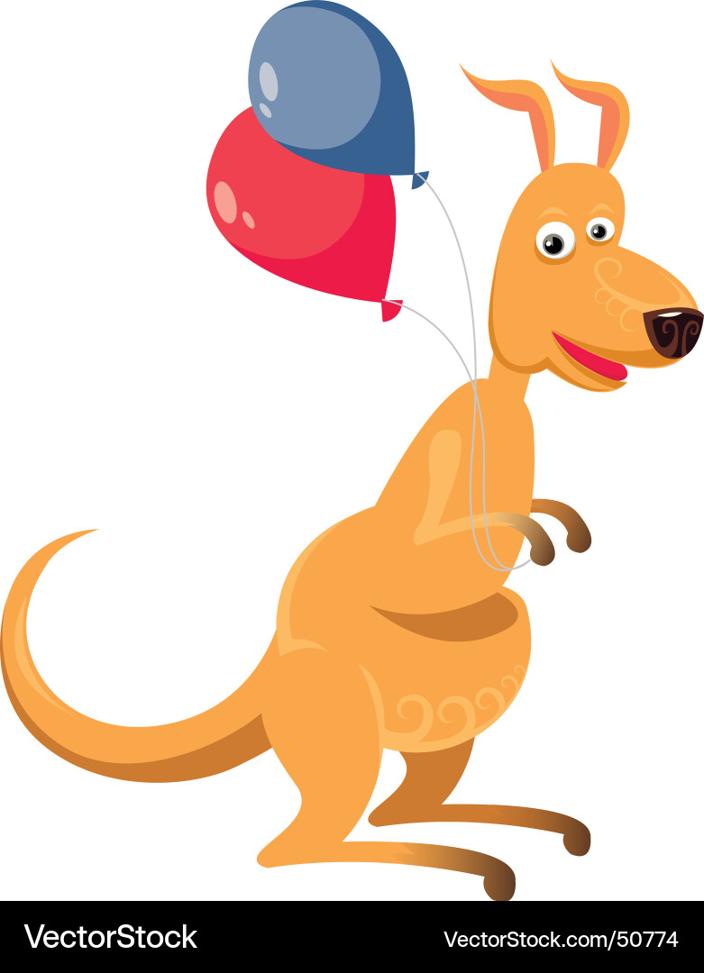 Kangaroo Royalty Free Vector Image - VectorStock