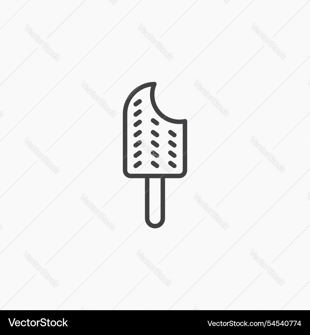 Popsicle icon Royalty Free Vector Image - VectorStock