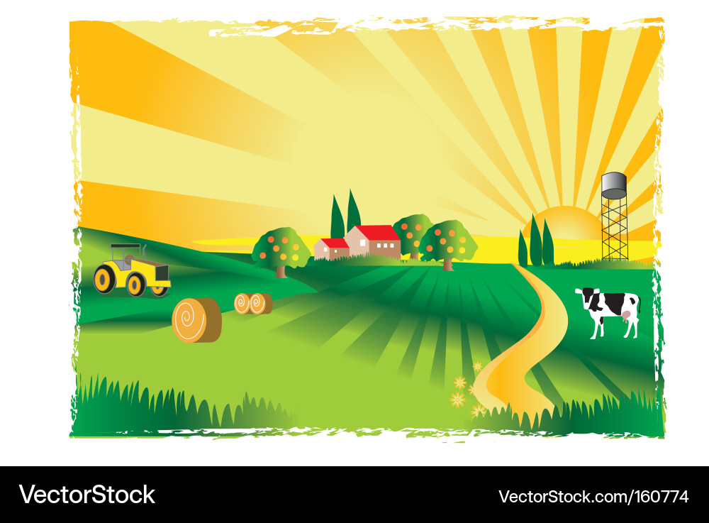 Village Royalty Free Vector Image - VectorStock
