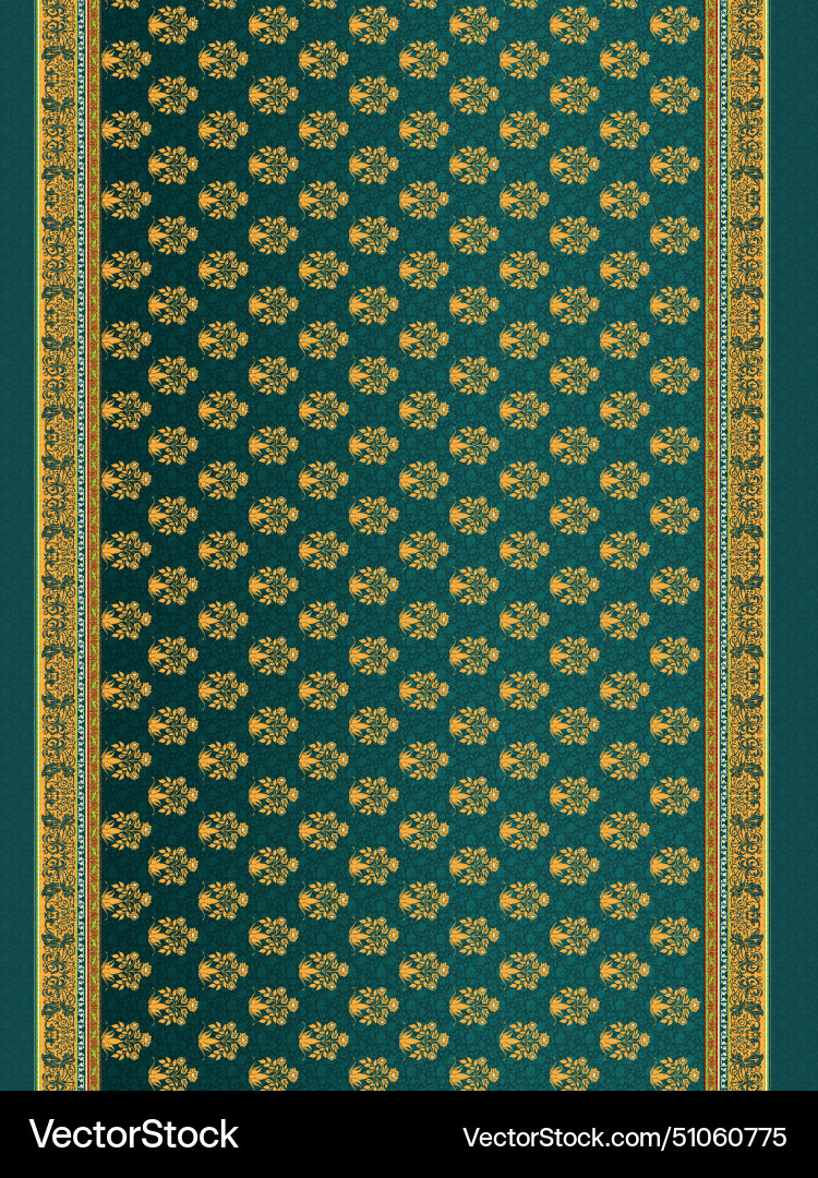 Textile kurti design digital printing design Vector Image