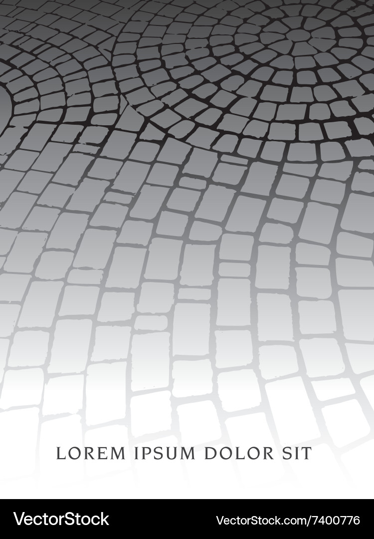 Cobble stones Royalty Free Vector Image - VectorStock