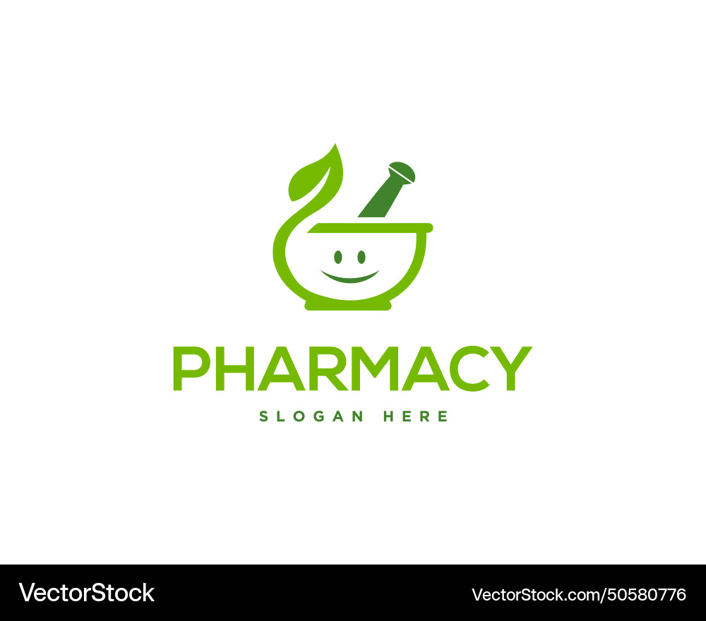 Pharmacy logo design concept Royalty Free Vector Image