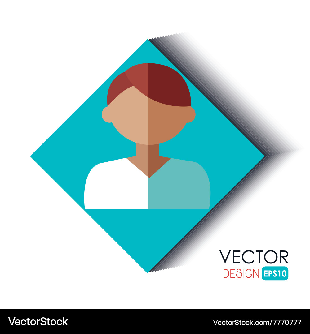 Avatar person design Royalty Free Vector Image
