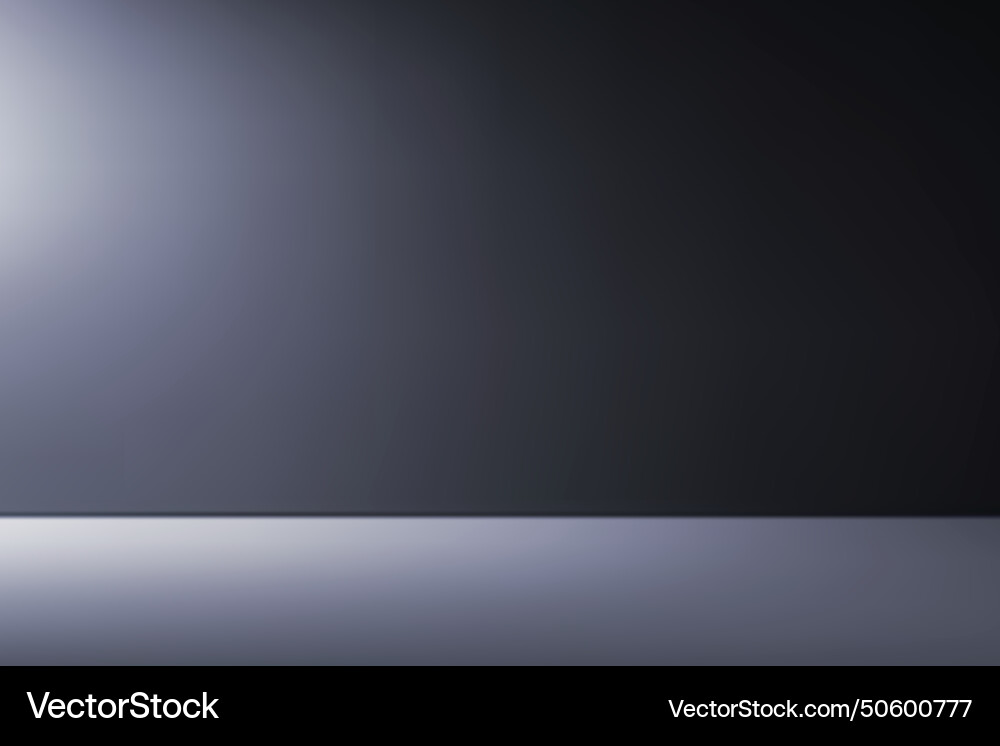 Empty studio room background with light shadow Vector Image