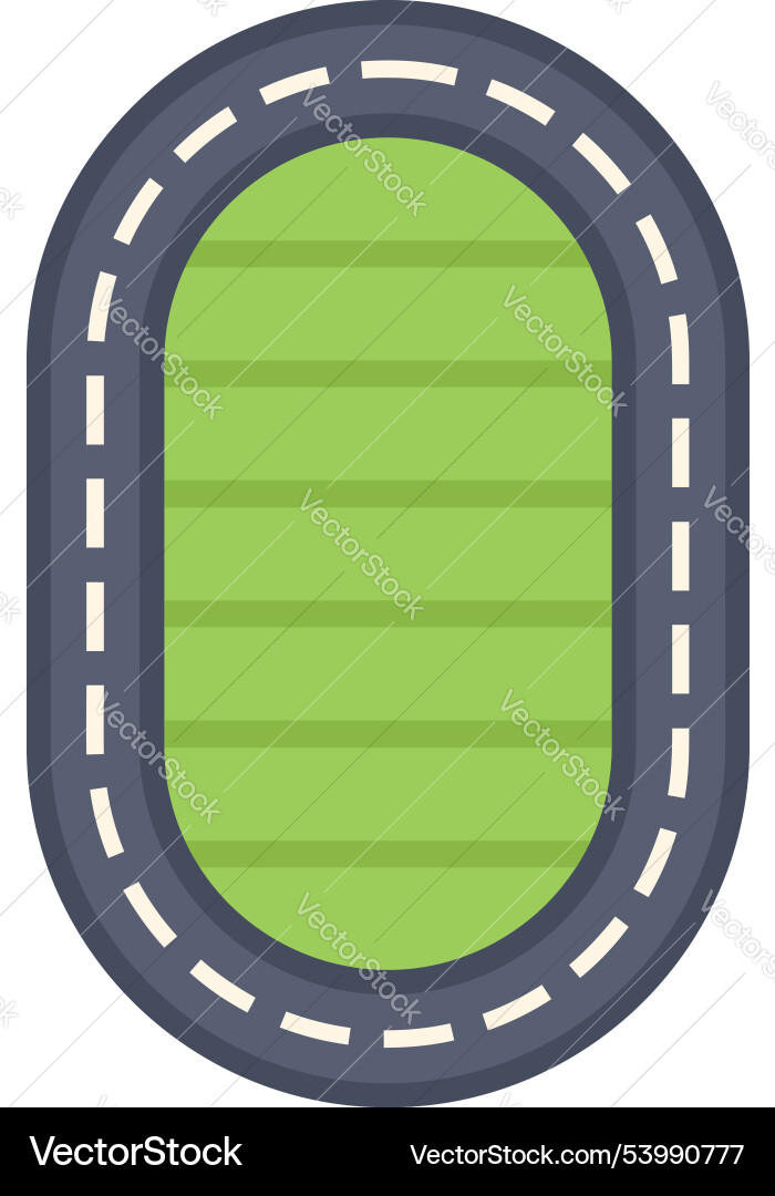 Oval Race Track