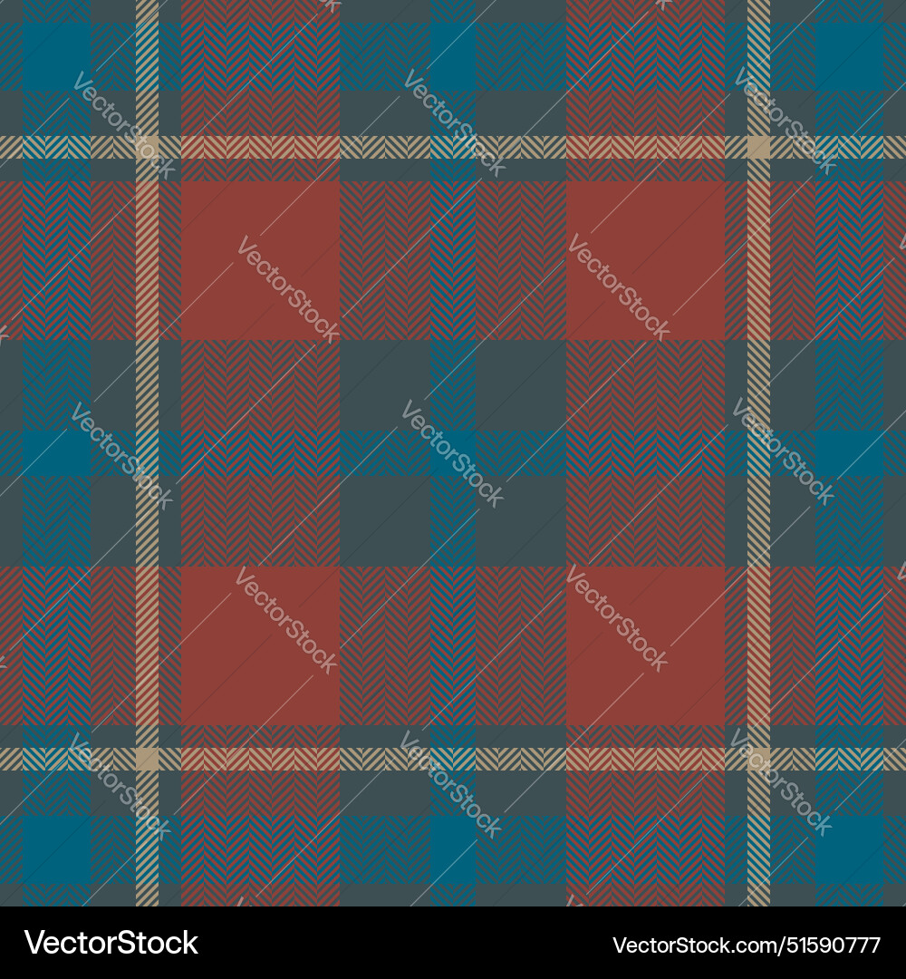 Plaid check pattern seamless fabric texture Vector Image
