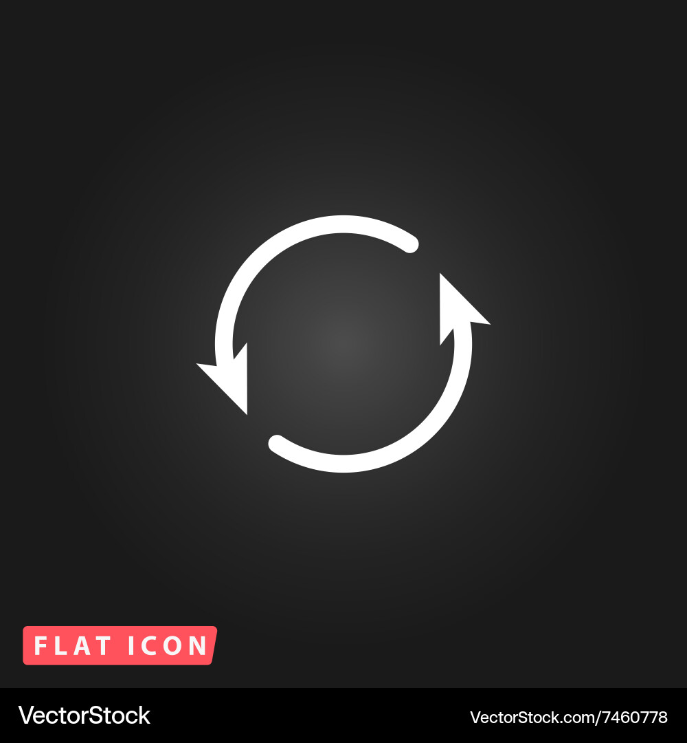 Arrow circle icon - cycle Royalty Free Vector Image