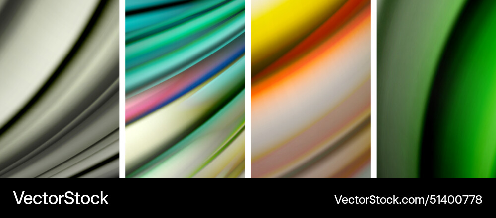 Blurred color line backgrounds Royalty Free Vector Image