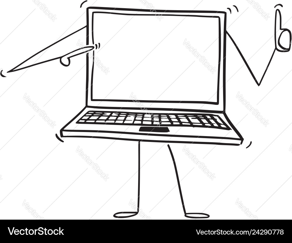 Stickman Notebook Vector Images (59)