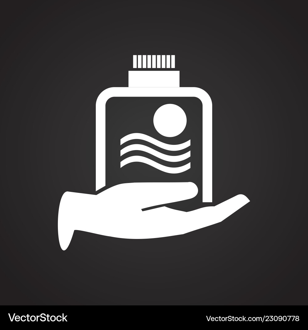 Cleaning detergent bottle icon on white background – Royalty-Free ...