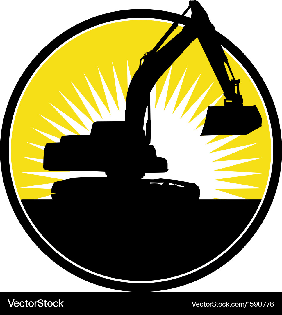 Digger Arm Excavator Vector Images (over 100)