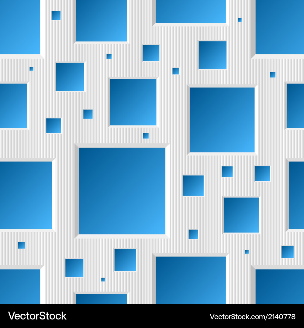 Seamless squares pattern Royalty Free Vector Image