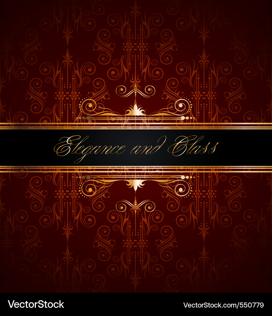 Elegant wallpaper Royalty Free Vector Image - VectorStock