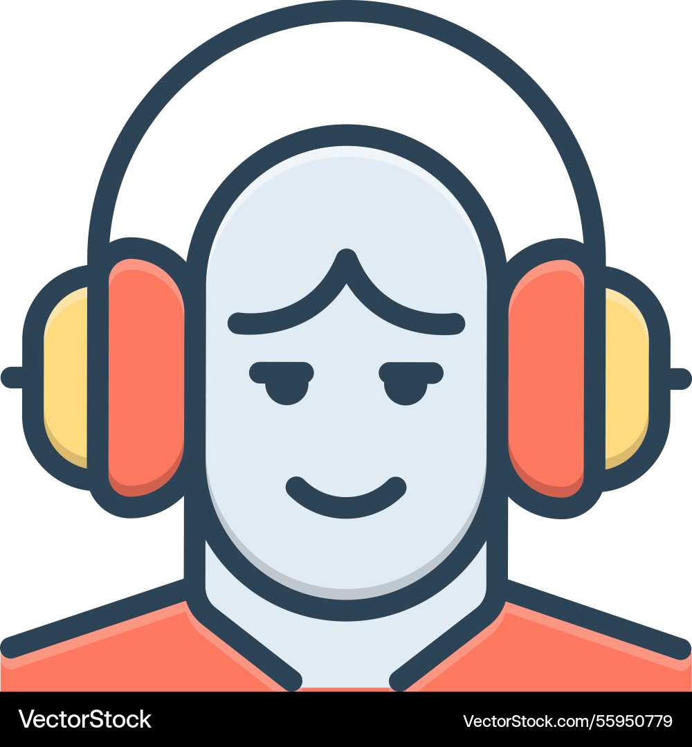Listening Royalty Free Vector Image - VectorStock