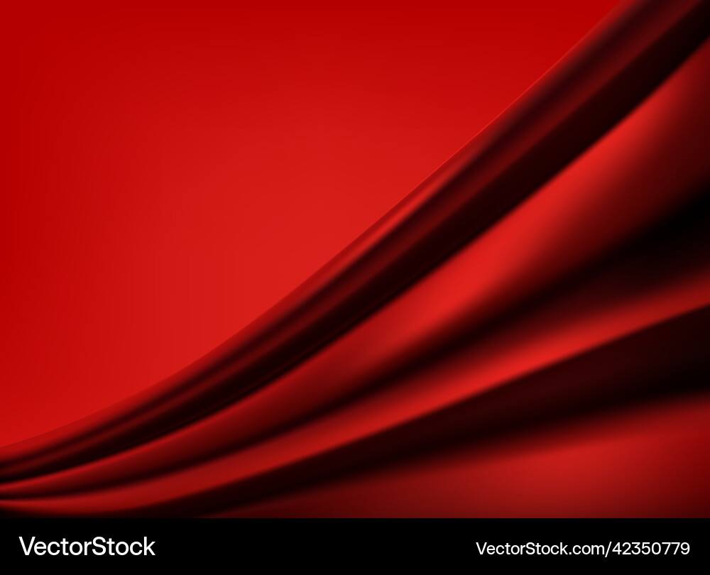 Red flag of background 3d Royalty Free Vector Image