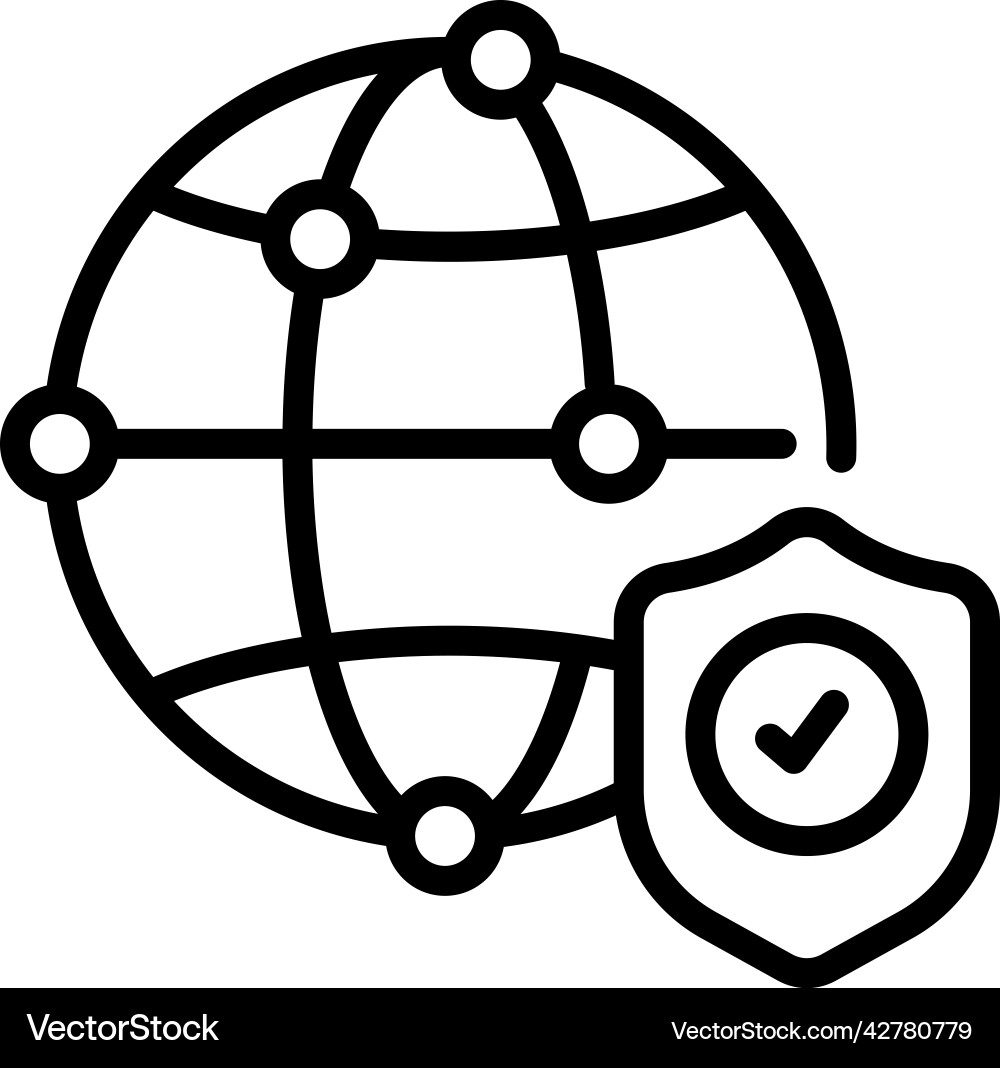 Secure browser Royalty Free Vector Image - VectorStock