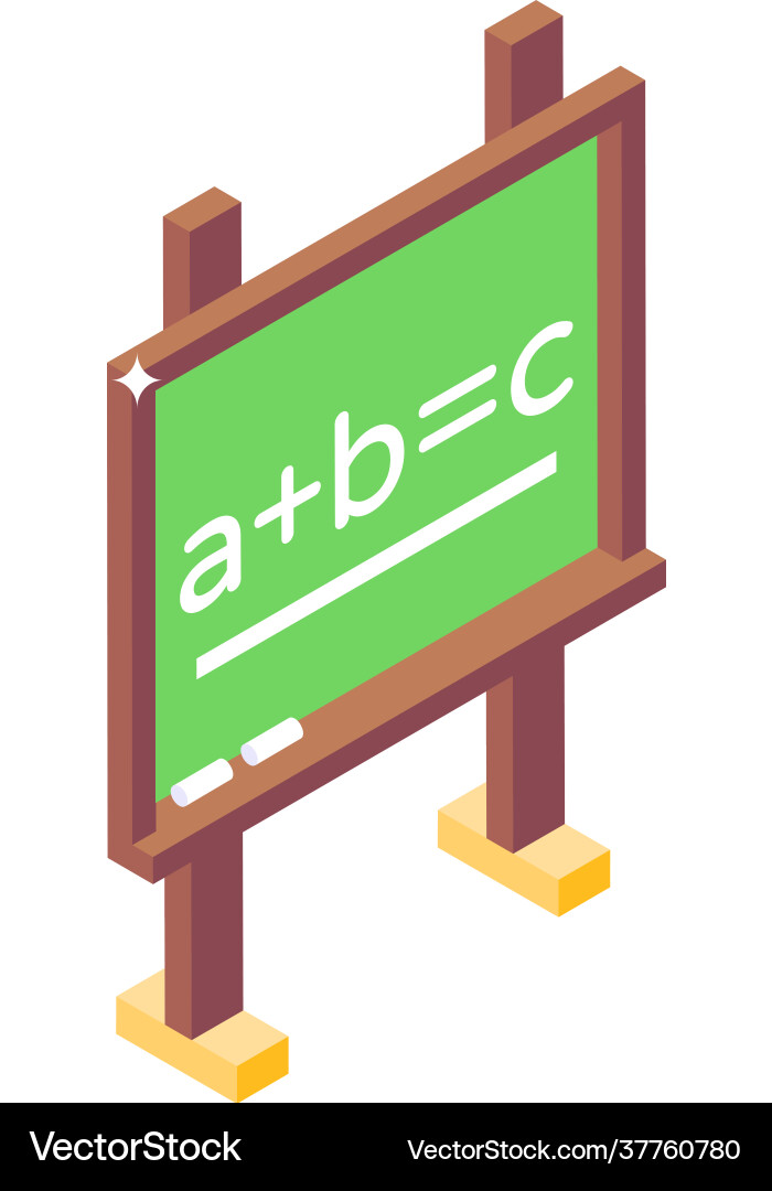 Class board Royalty Free Vector Image - VectorStock