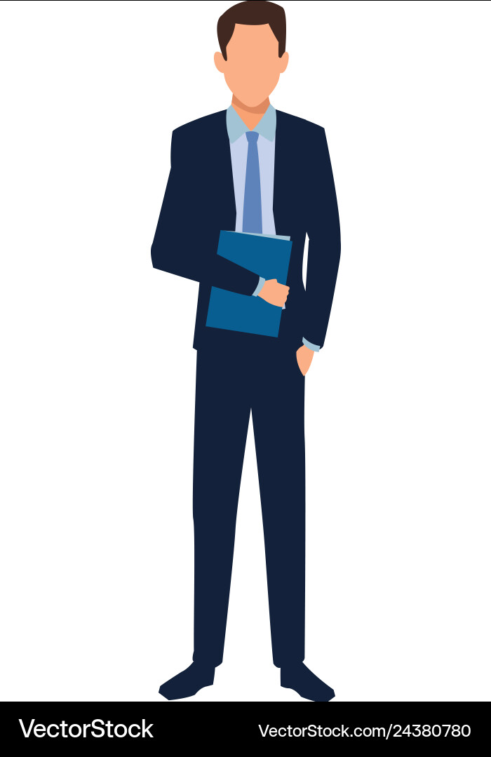 Executive business cartoon Royalty Free Vector Image