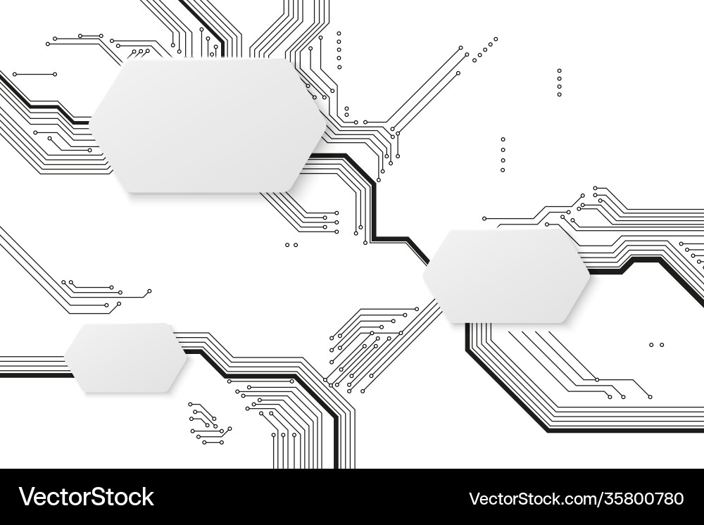 Motherboard background technology circuit tech Vector Image