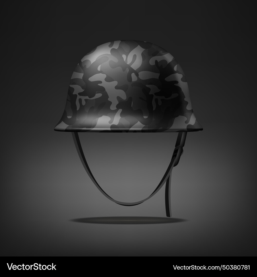 3d realistic black military protective Royalty Free Vector