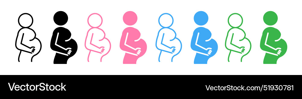 Maternal health complication icon Royalty Free Vector Image