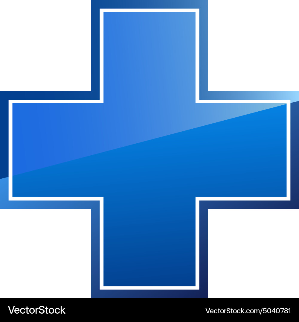 Plus sign Royalty Free Vector Image - VectorStock