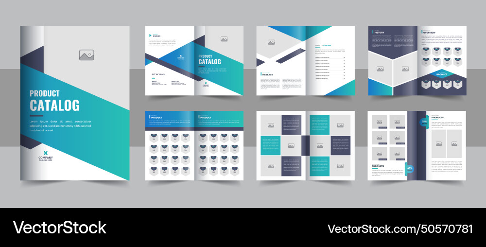Product catalog or catalogue design template Vector Image