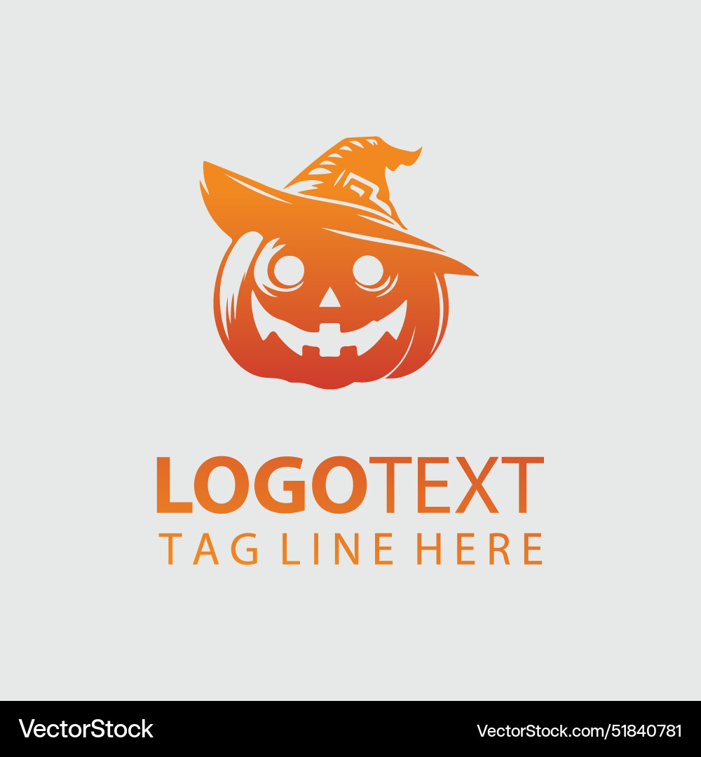 Pumpkin logo Royalty Free Vector Image - VectorStock