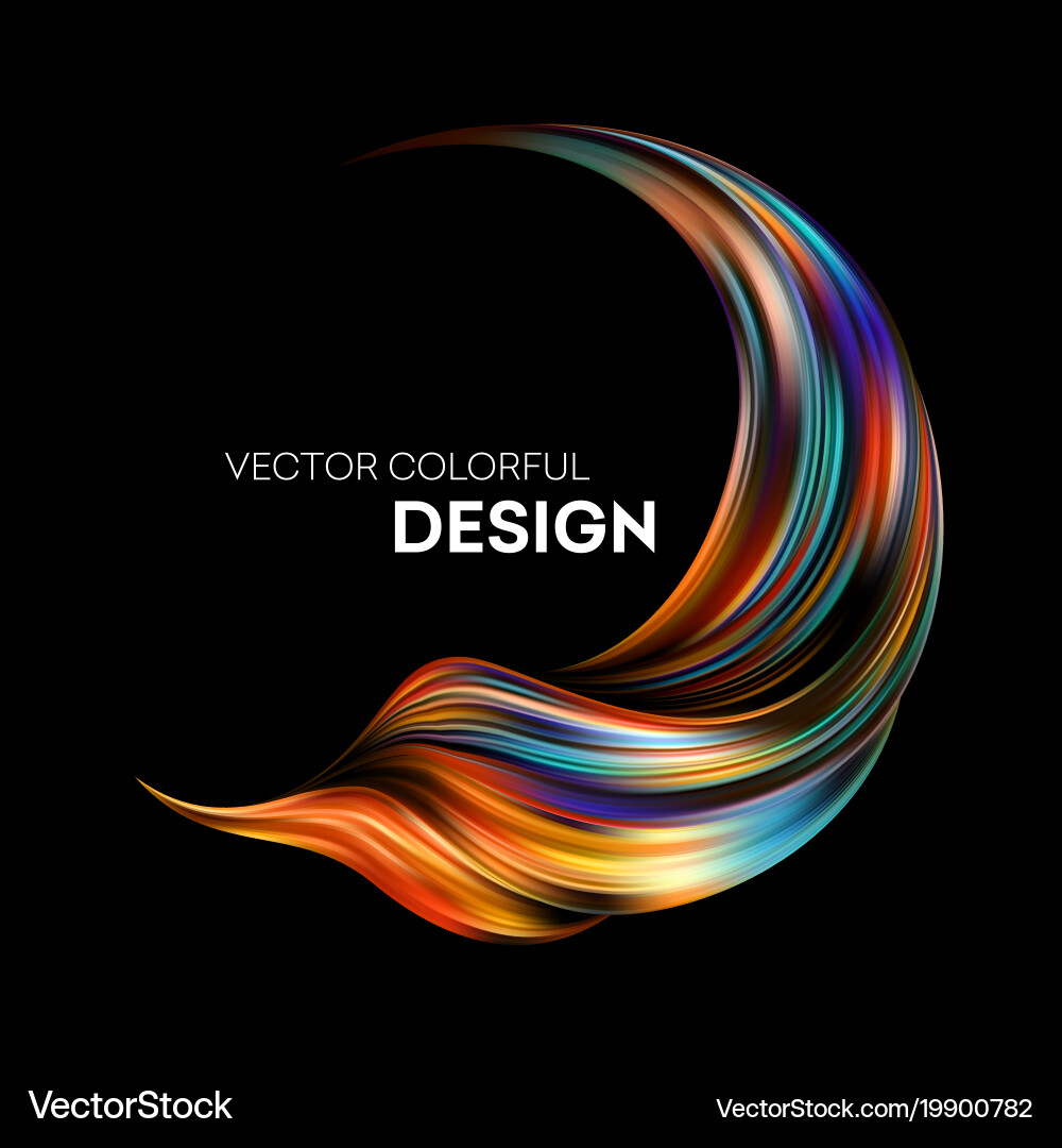 3d abstract colorful fluid design Royalty Free Vector Image 3d abstract colorful fluid design Royalty Free Vector Image