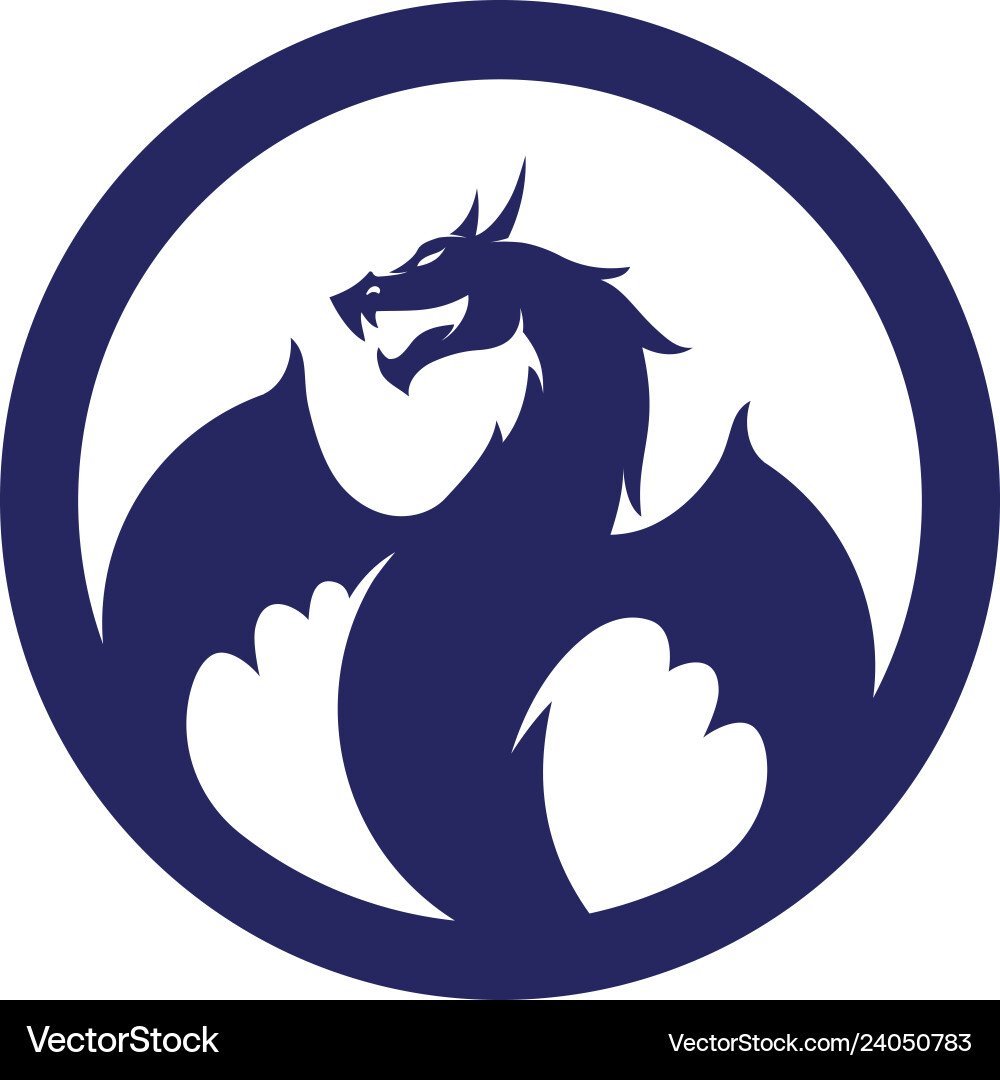 Dragon icon Royalty Free Vector Image - VectorStock