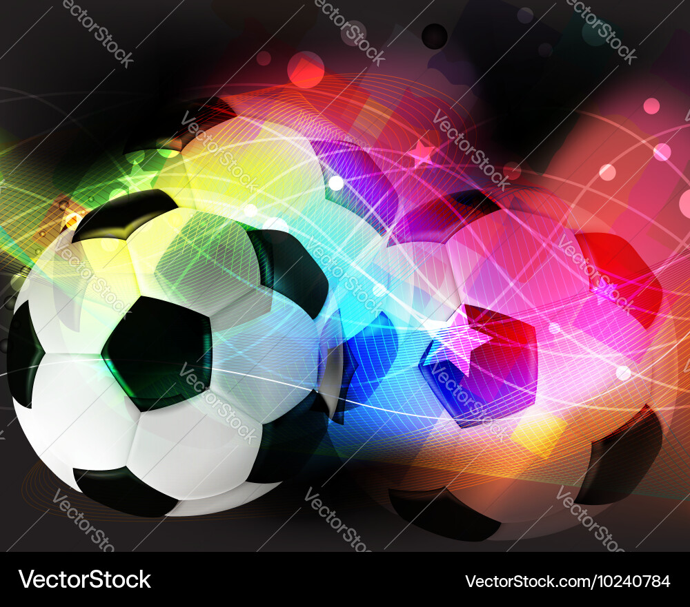 Football abstract background Royalty Free Vector Image