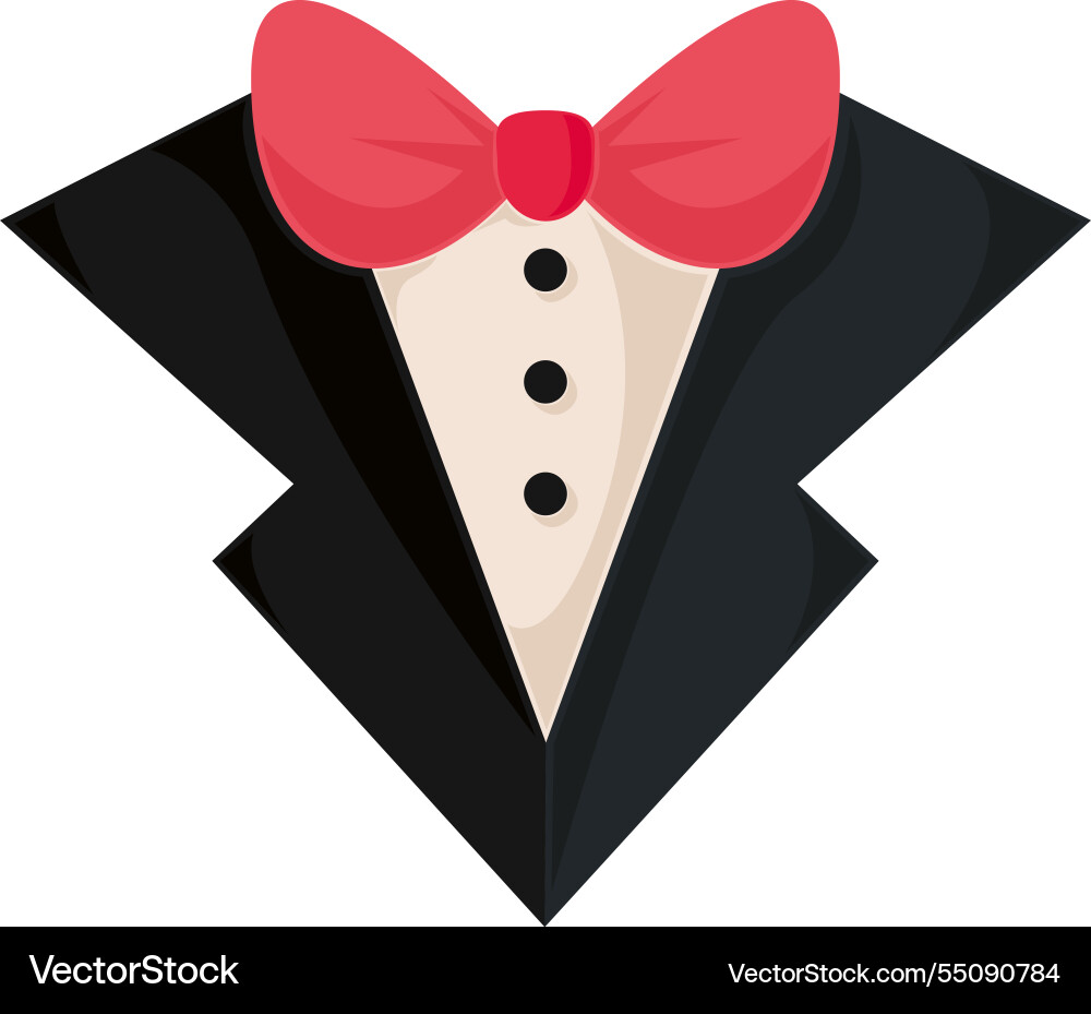 Wedding groom tuxedo Royalty Free Vector Image