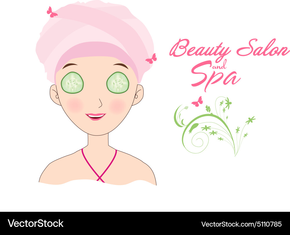 Beauty salon and spa – Royalty-Free Vector | VectorStock