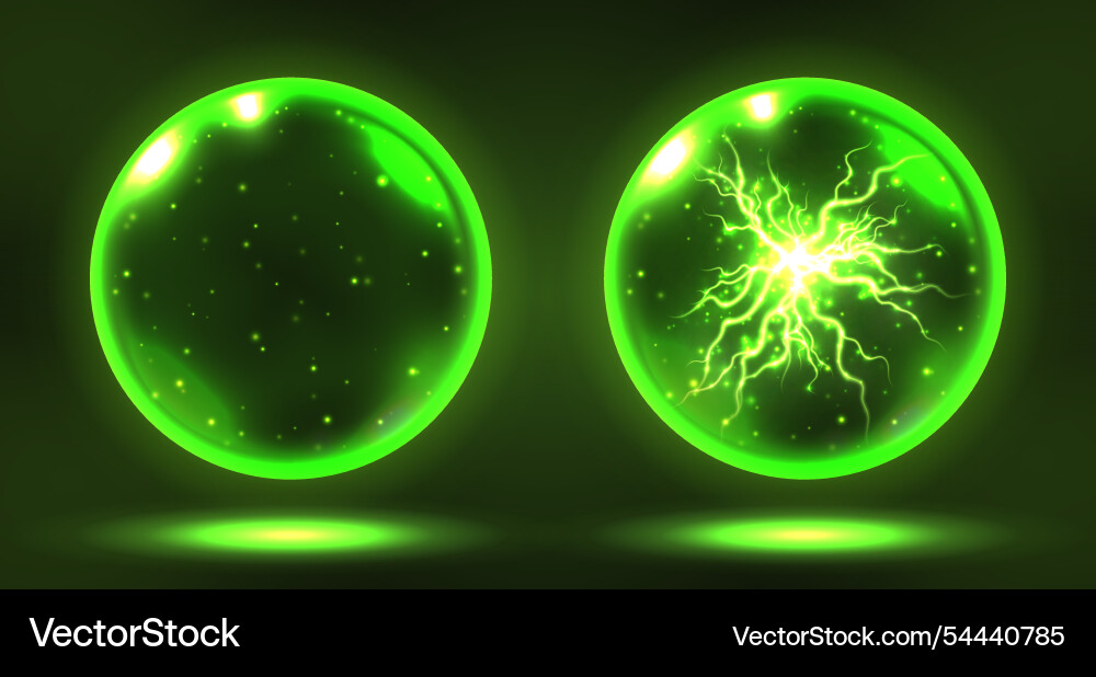 Crystal magic ball mystic prophecy orb Royalty Free Vector