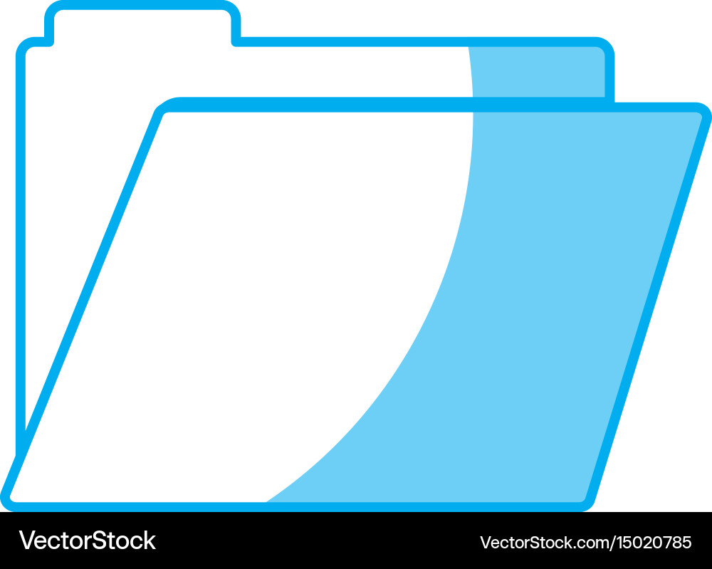 Document folder icon Royalty Free Vector Image