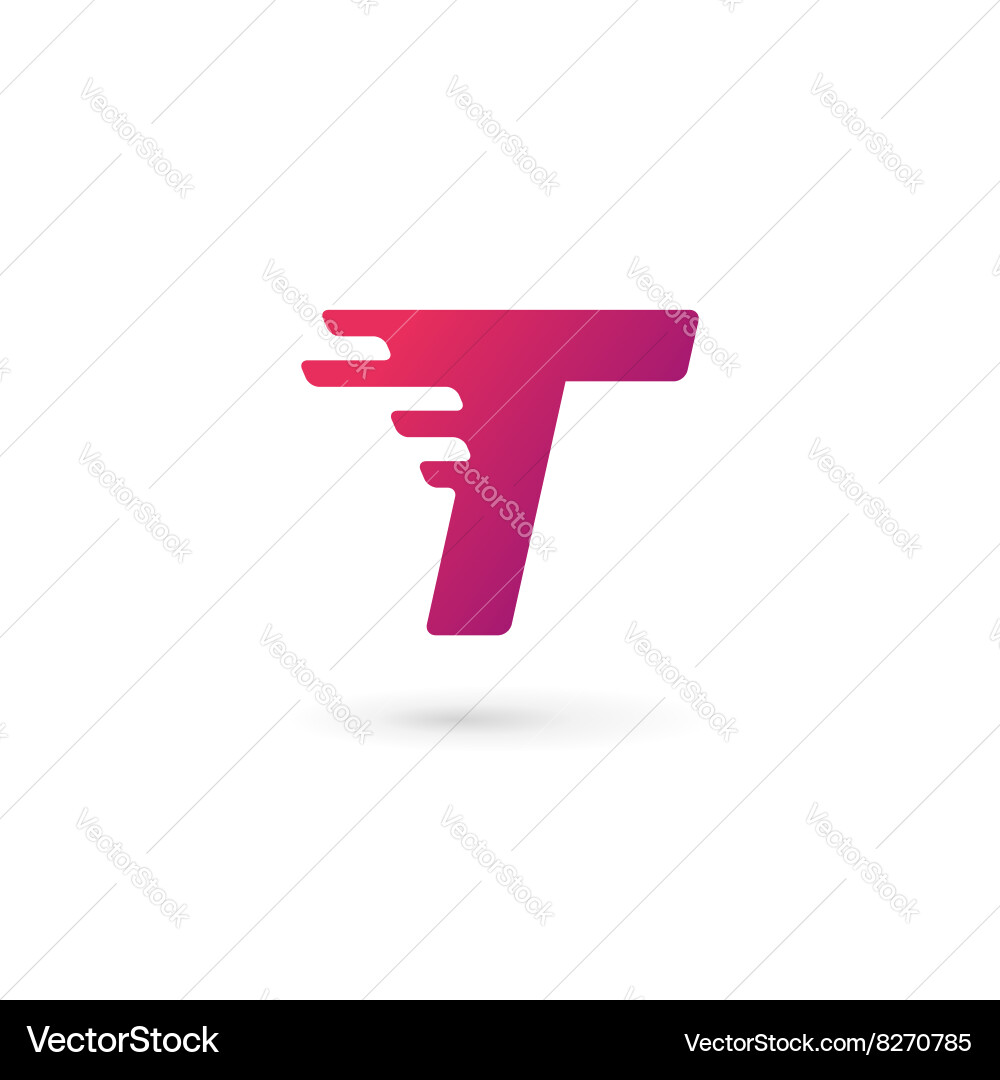 Buchstaben t Logo-Icon Design Template-Elemente Vektorbild