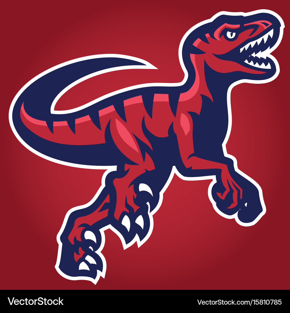 Raptor mascot Royalty Free Vector Image - VectorStock