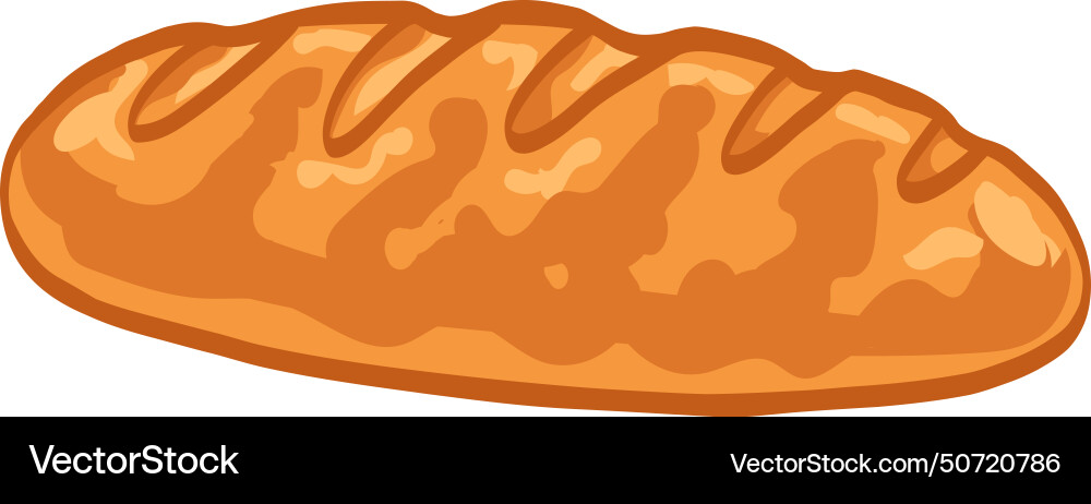 French bread baguette Royalty Free Vector Image