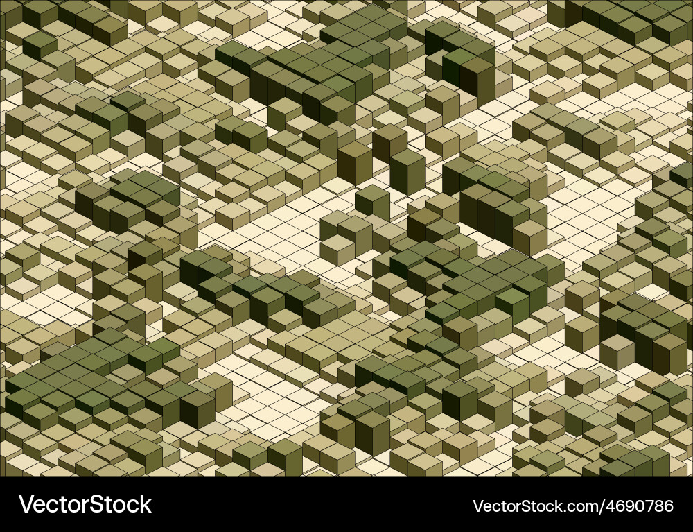 Infographic isometric graph Royalty Free Vector Image