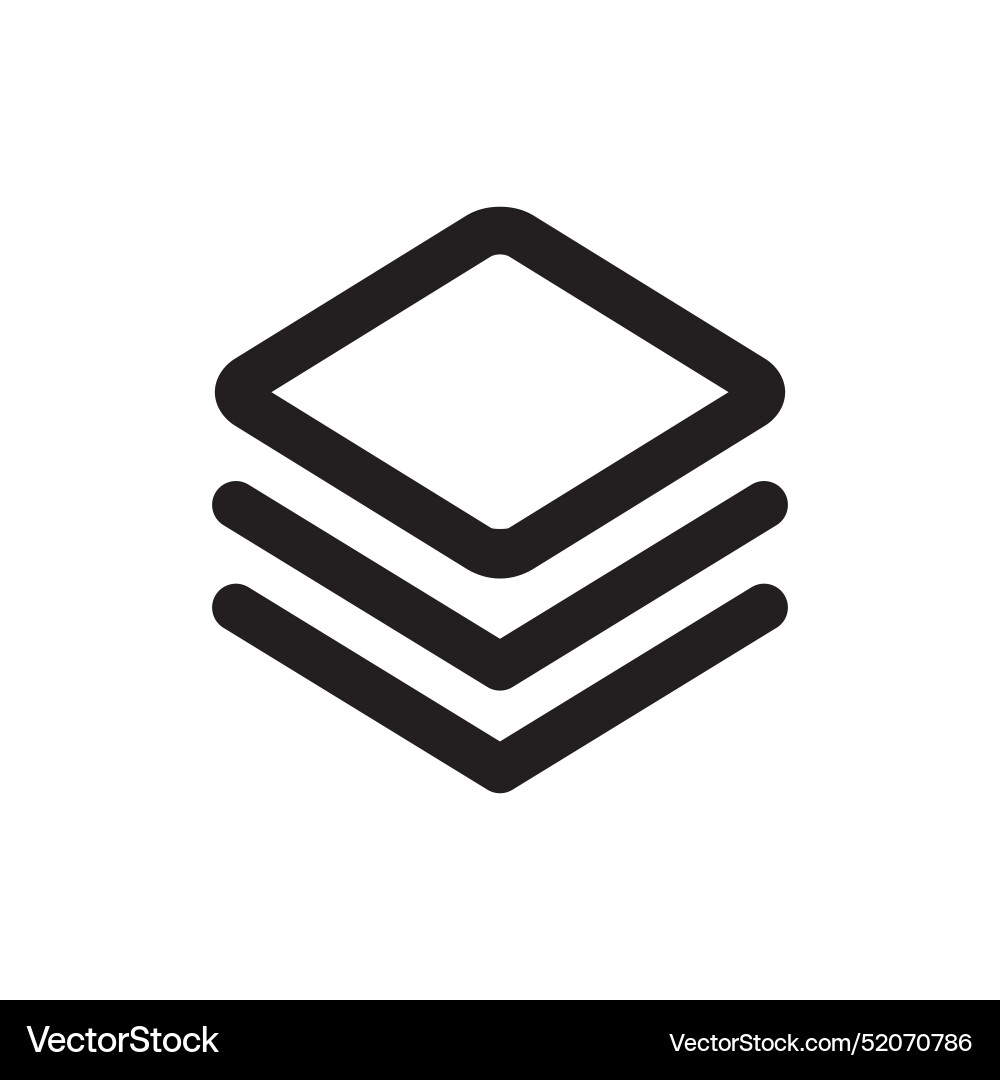 Layer icon Royalty Free Vector Image - VectorStock
