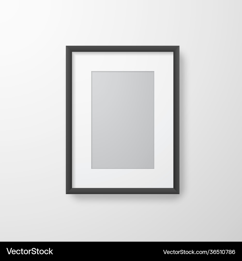 Photo frame for picture poster Royalty Free Vector Image