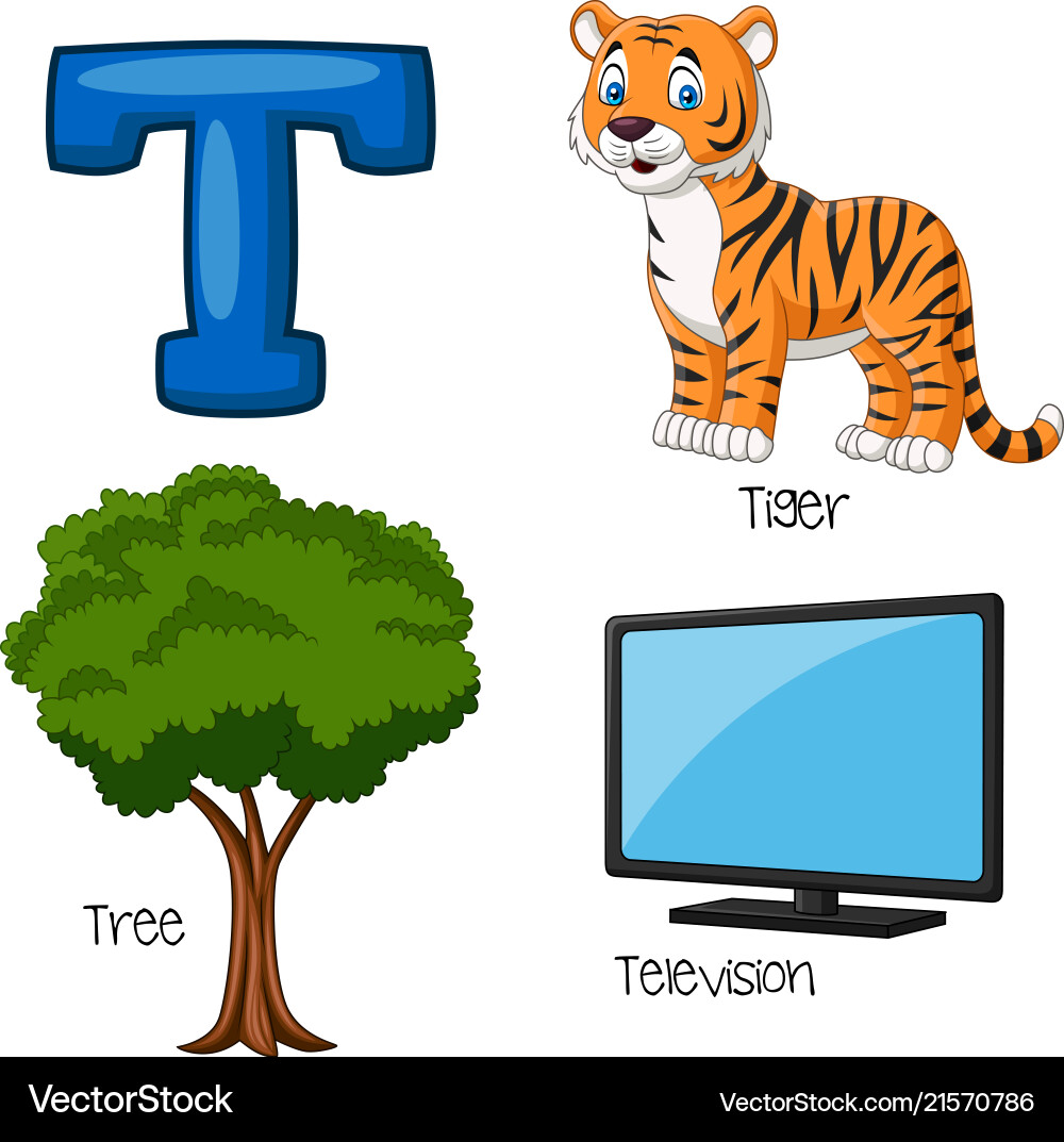 T alphabet Royalty Free Vector Image - VectorStock