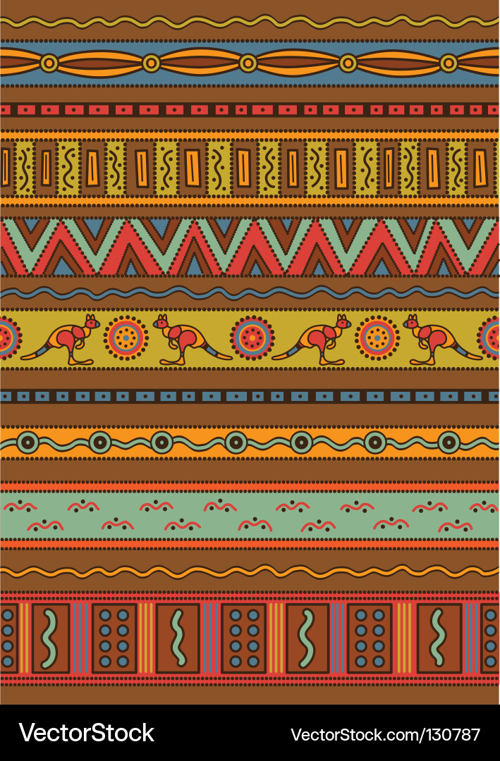 Australian Aboriginal Pattern Royalty Free Vector Image