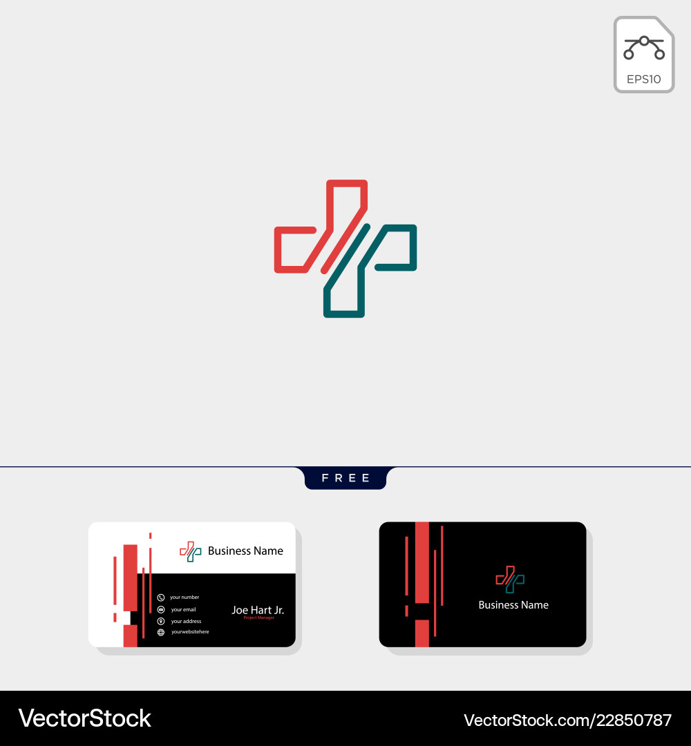 Cross medical pharmacy logo design template get Vector Image